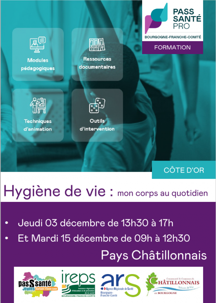 Formation "Hygiène de vie : mon corps au quotidien" | Pass santé pro